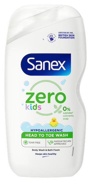 Sanex Zero% Hypoallergenic Kids Shower Gel | Sanex
