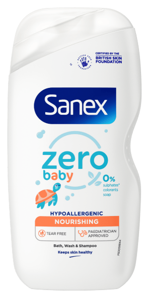 Sanex Zero Hypoallergenic Nourishing Baby Bath Foam Sanex